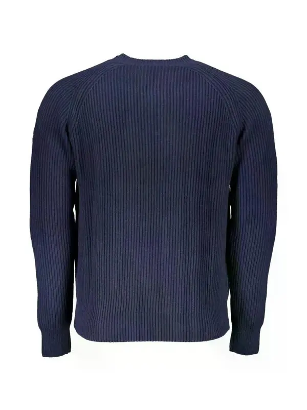 NORTH SAILS Ribbed-knit Cotton Sweater - Blue