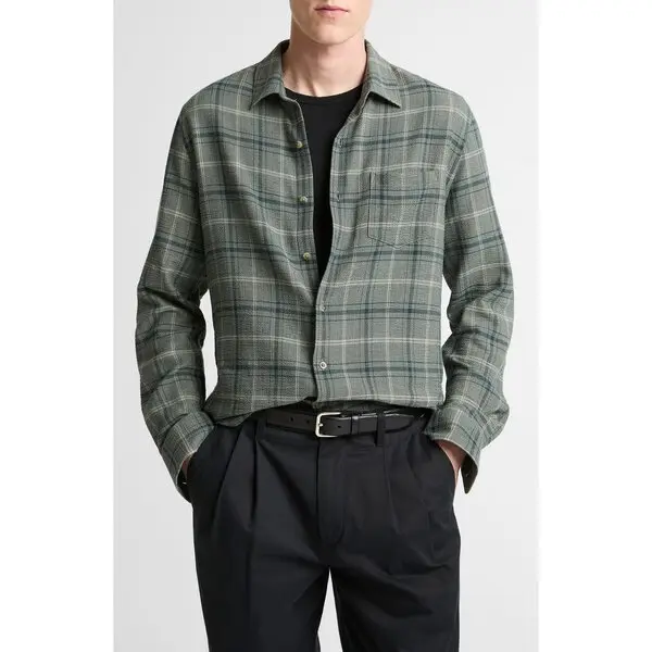 Vince Catskill Plaid Button-up Shirt