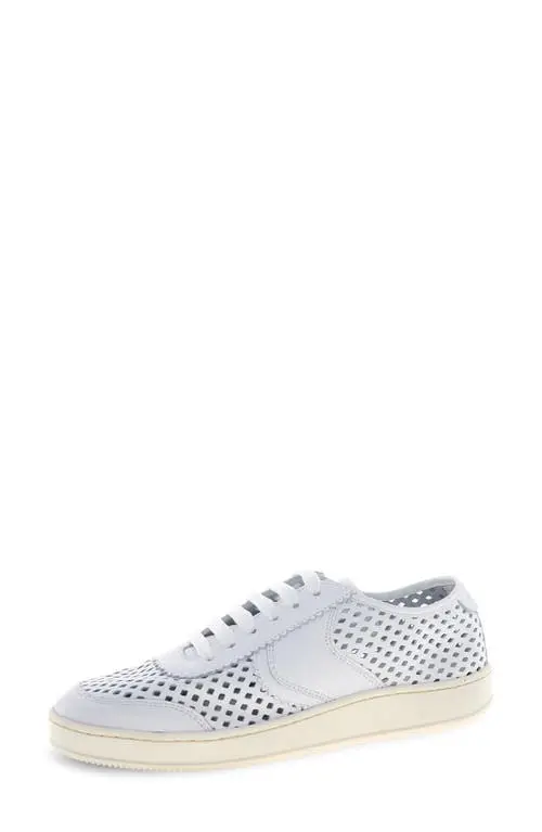 VOILE BLANCHE Rita Perforated Leather Sneakers - White