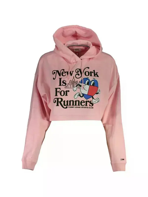Tommy Hilfiger Graphic-print Cropped Hoodie