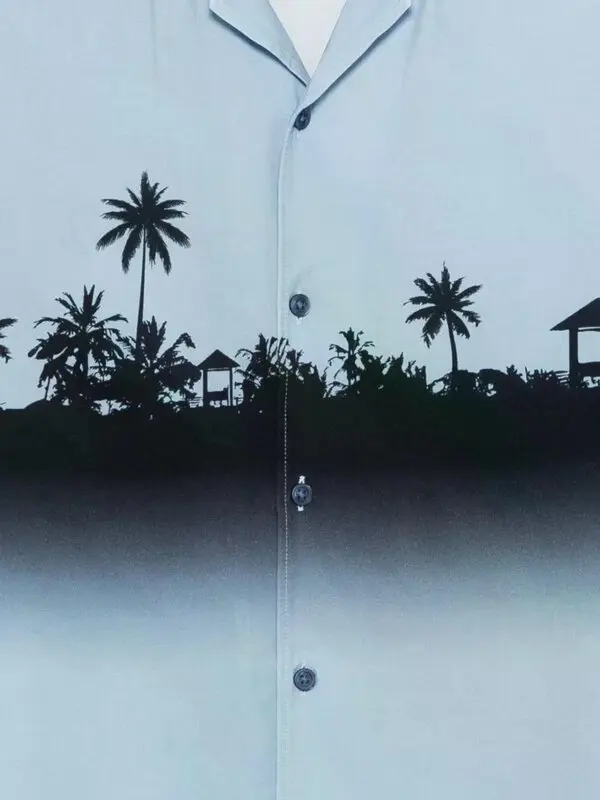 BOSS Palm-tree Print Ombré Shirt