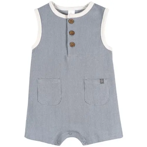 MODERN MOMENTS™ BY GERBER Henley Romper - Weathervane