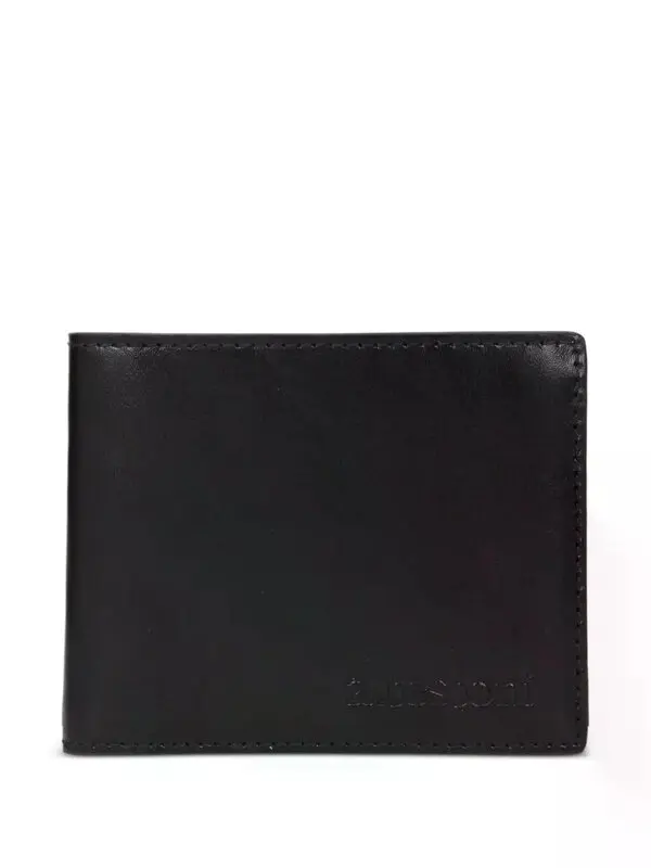 TESTONI Leather Bifold Wallet - Black