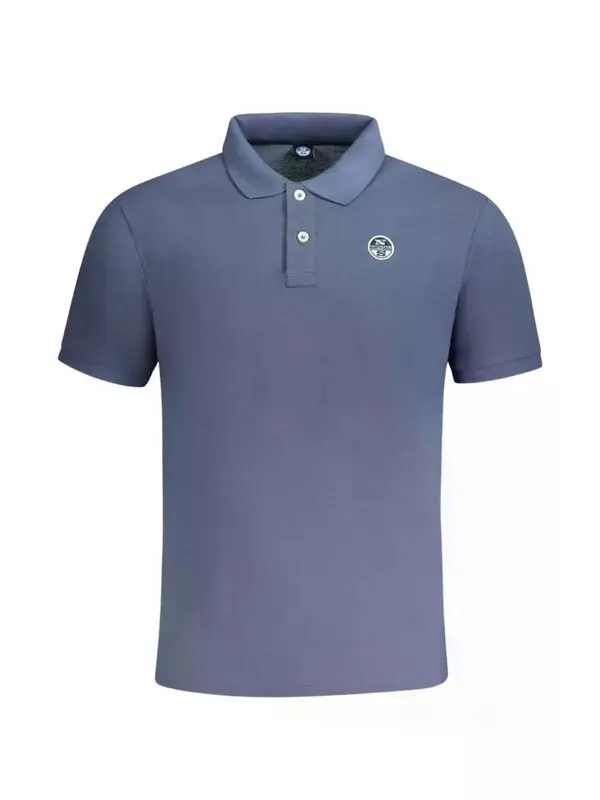 NORTH SAILS Logo-patch Polo Shirt - Blue