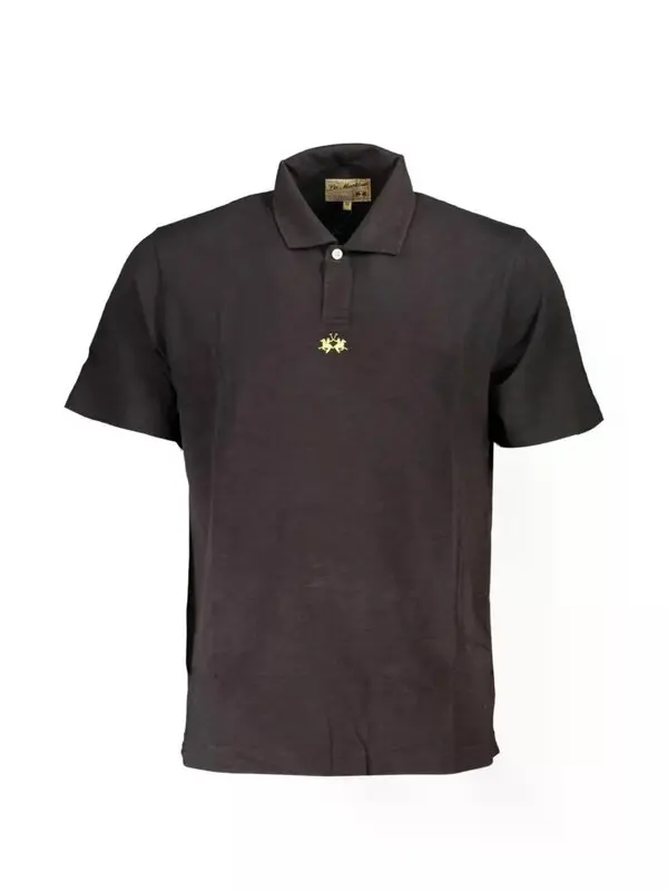 LA MARTINA Logo-embroidered Cotton Polo Shirt