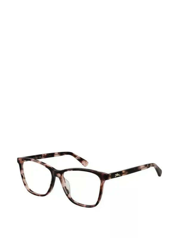 Longchamp Tortoiseshell Square Frame Glasses