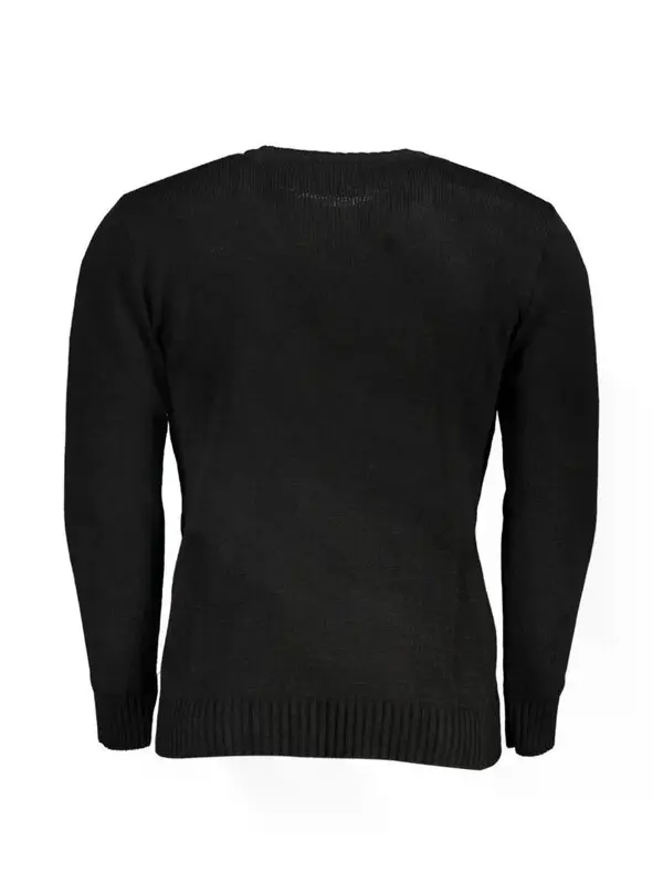 U.S. Grand Embroidered Logo Crew-neck Sweater