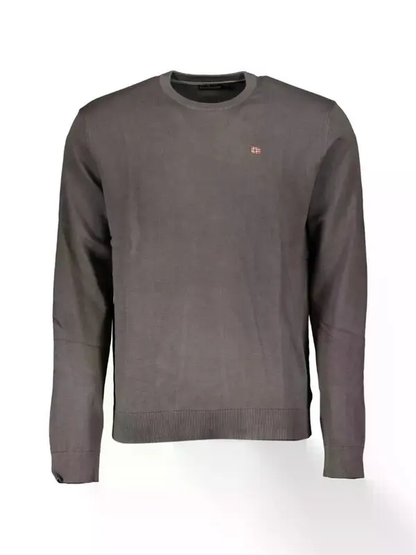 NAPAPIJRI Logo-patch Cotton Sweater - Grey
