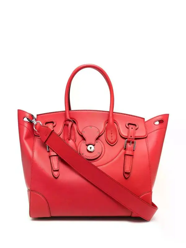 Ralph Lauren Buckle-fastening Panelled Tote Bag