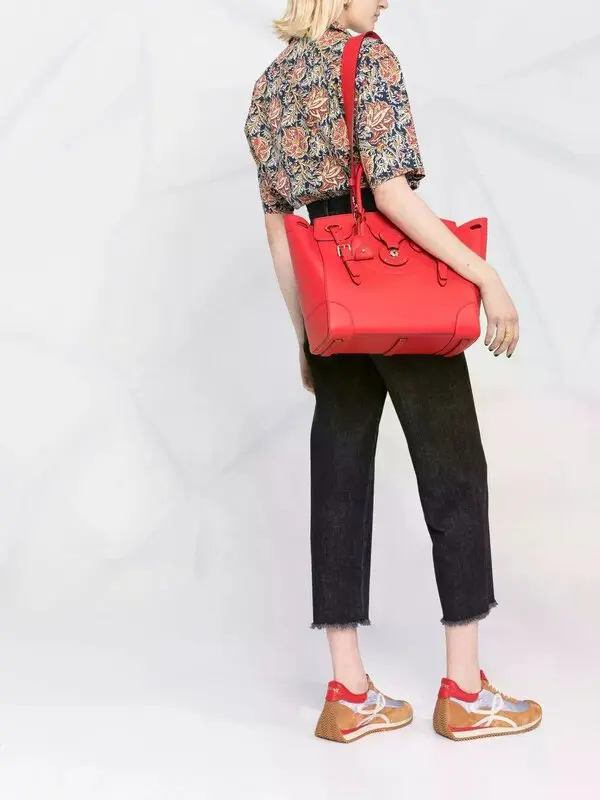 Ralph Lauren Buckle-fastening Panelled Tote Bag