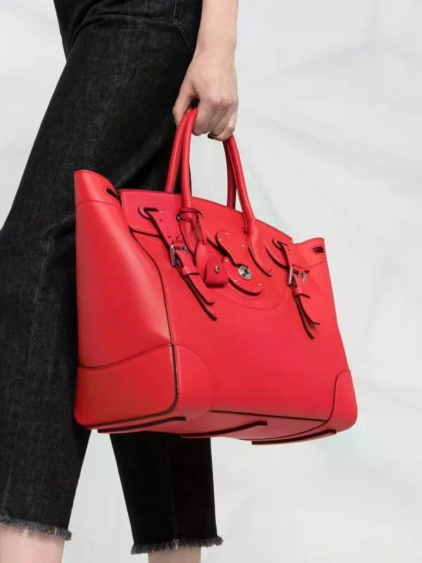 Ralph Lauren Buckle-fastening Panelled Tote Bag