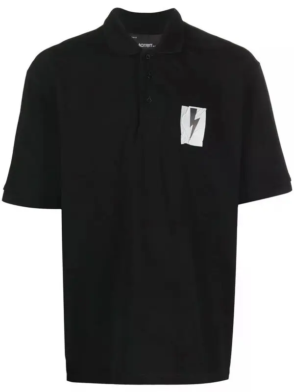 Neil Barrett Logo-patch Polo Shirt