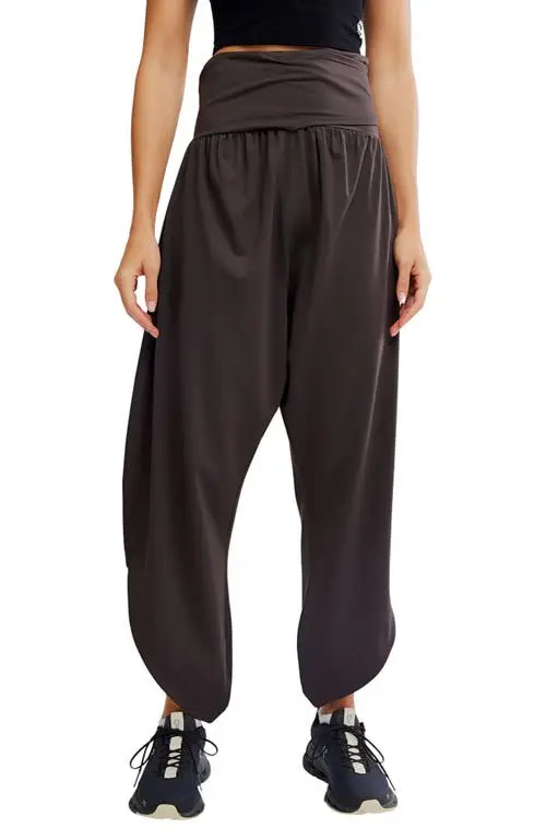 Free People Retreat Yoga Pants - Chocolate