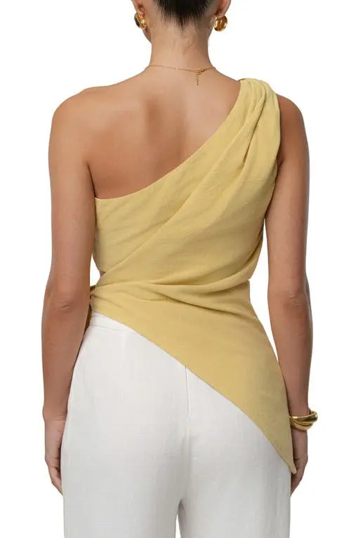 JLUXLABEL Palmera One-shoulder Top