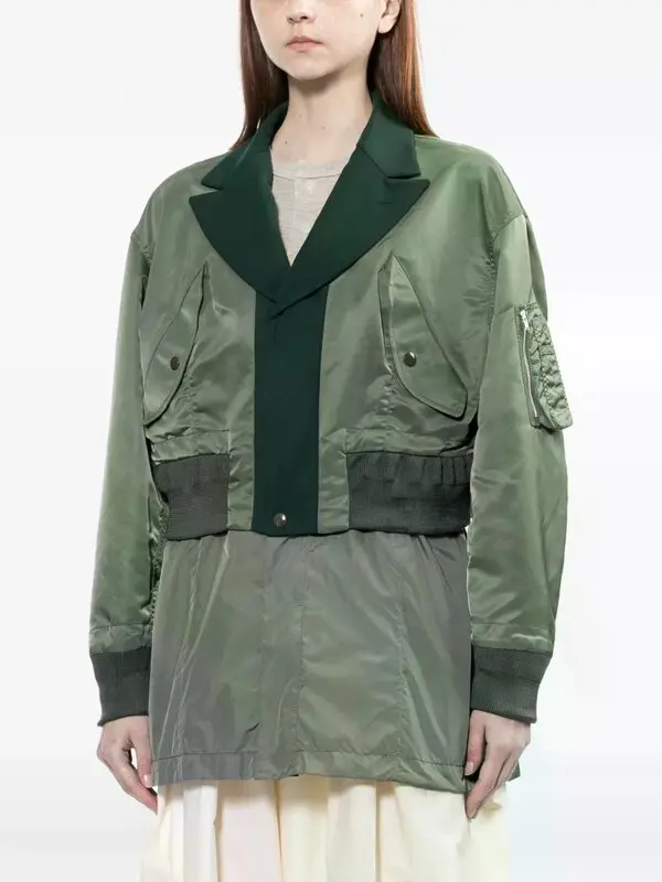 Toga Nylon Twill Jacket - Green