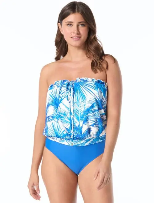 COCO REEF Infinity Bandeau Tankini Top - Ocean