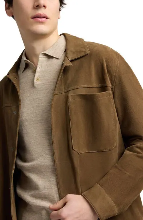 Onia Suede Work Overshirt