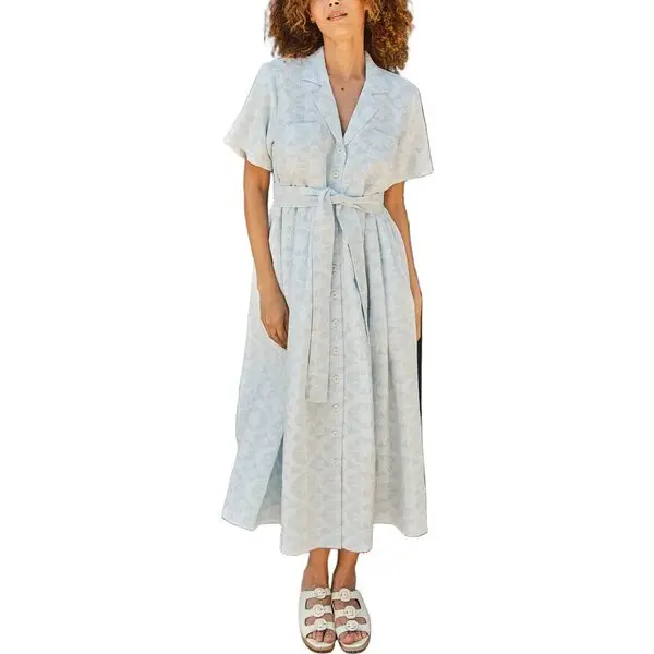 Ace & Jig Sabine Button-front Midi Dress - Calm