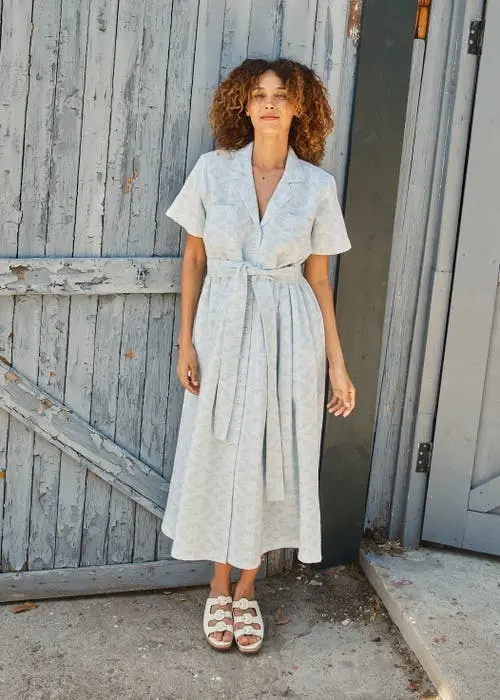 Ace & Jig Sabine Button-front Midi Dress - Calm