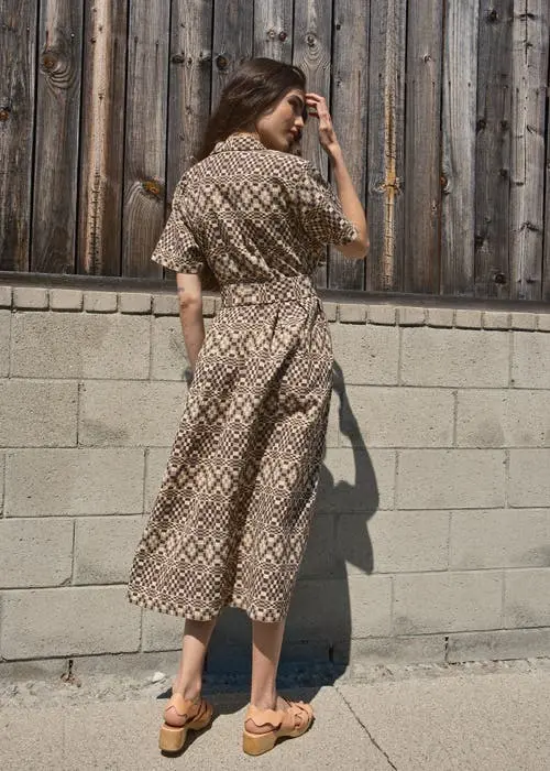 Ace & Jig Sabine Button-front Midi Dress - Yesterday