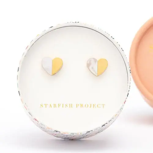 STARFISH PROJECT Give Hope Stud Earrings - Gold