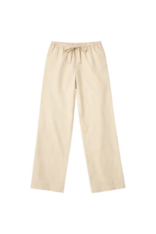 VIR VITA Siena Organic Cotton Poplin Pant - Dune