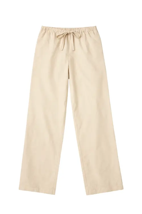 VIR VITA Siena Organic Cotton Poplin Pant - Dune