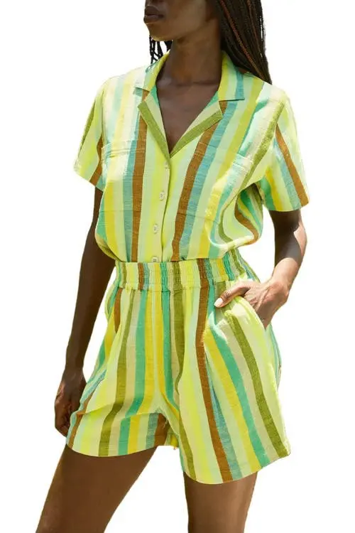 Ace & Jig Bailey Patch Pocket Pull-on Short - Wave