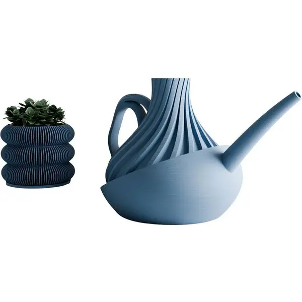 MODERNIZED POTTERY Revolve Watering Can - Blue - Large