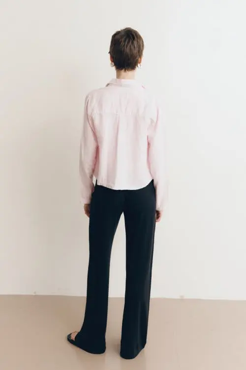 VIR VITA Paloma Linen Shirt - Blossom