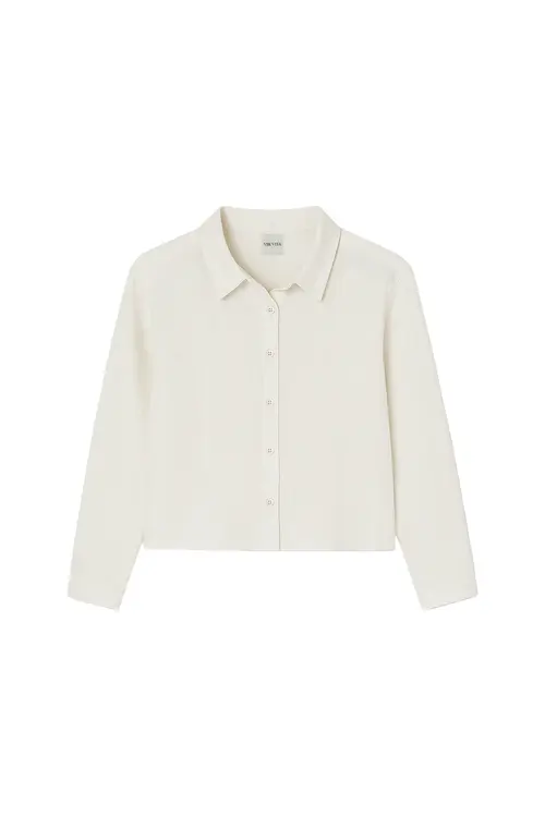 VIR VITA Paloma Linen Shirt - White