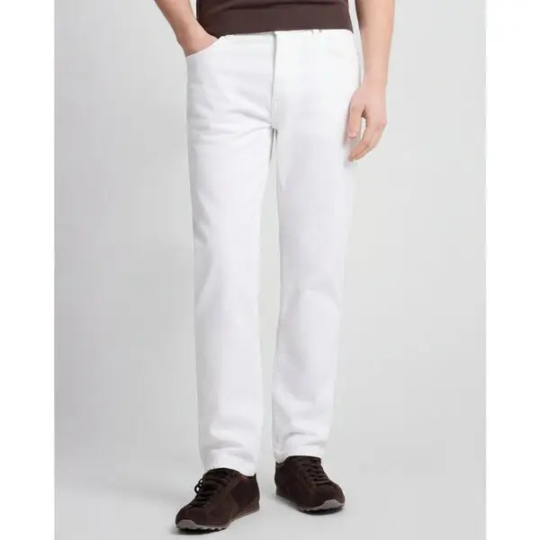 Onia Linen Denim Five-pocket Pant - White