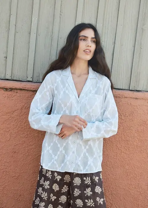Ace & Jig Diego Notched-collar Shirt - Sonnet