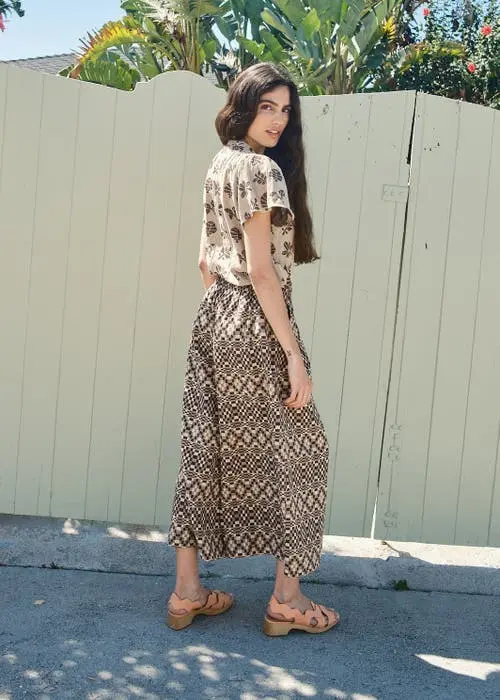 Ace & Jig Jo Midi Wide Leg Culottes - Yesterday