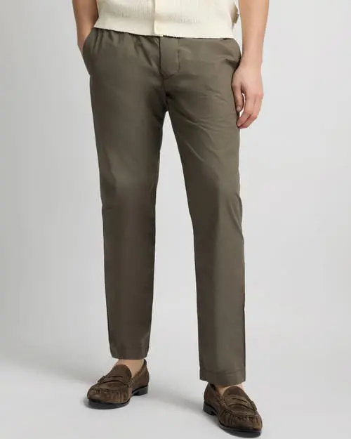 Onia Poplin Traveler Pant - Olive