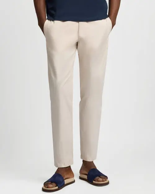 Onia Poplin Traveler Pant - Stone