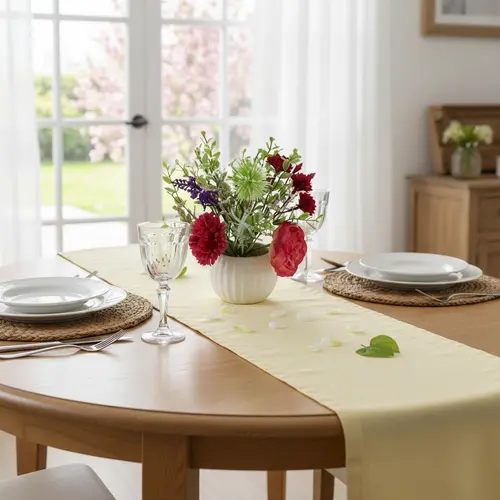 TRANSPAC Season's Designs Artificial Flower Arrangement In Decorative Pot