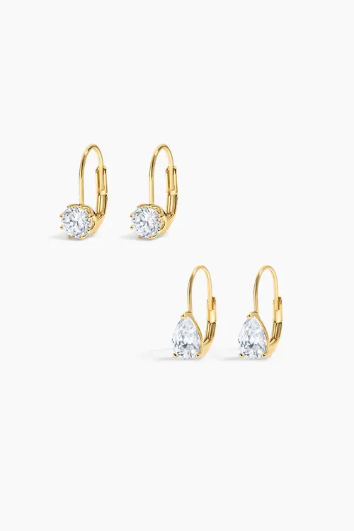 ELECTRIC PICKS The Aston Earring Set Of 2 - Gold
