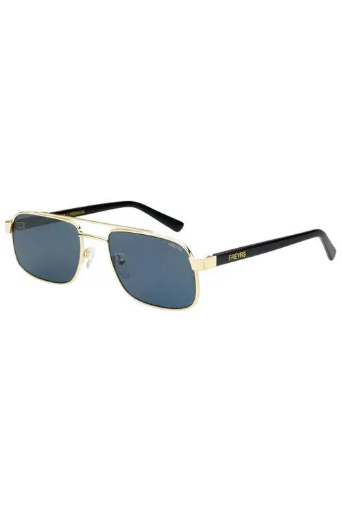 FREYRS EYEWEAR Vesper Aviator Sunglasses - Gold/gray