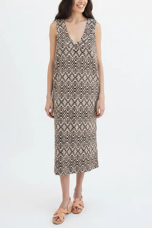 Ace & Jig Beth Reversible V-neck Shift Dress - Yesterday