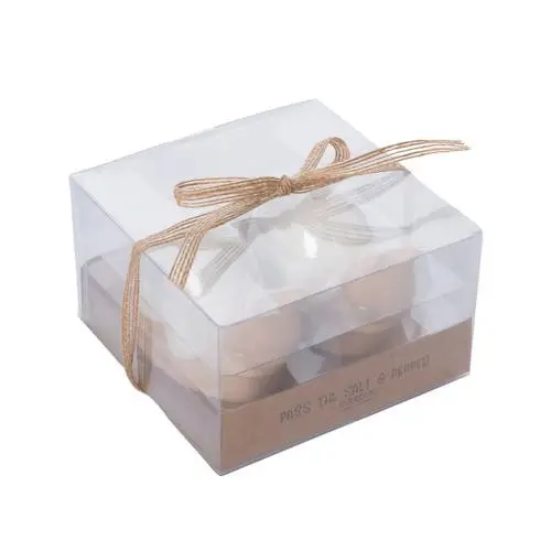 TRANSPAC Ceramic Snail Salt And Pepper Set Of 2 White For Spring Serving And Entertaining