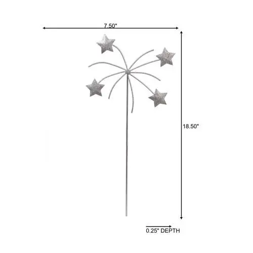TRANSPAC Metal Star Pick For Spring Home Decor