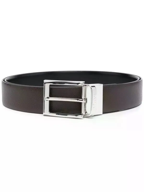 Canali Buckle-fastening Belt - Brown