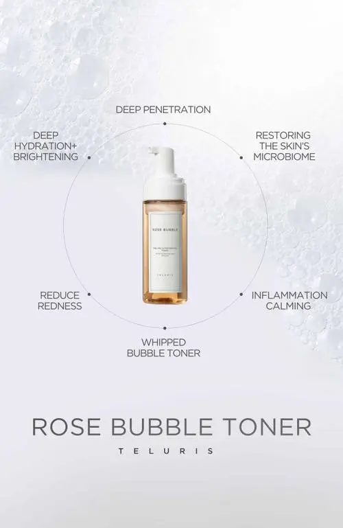 TELURIS Rose Bubble Toner