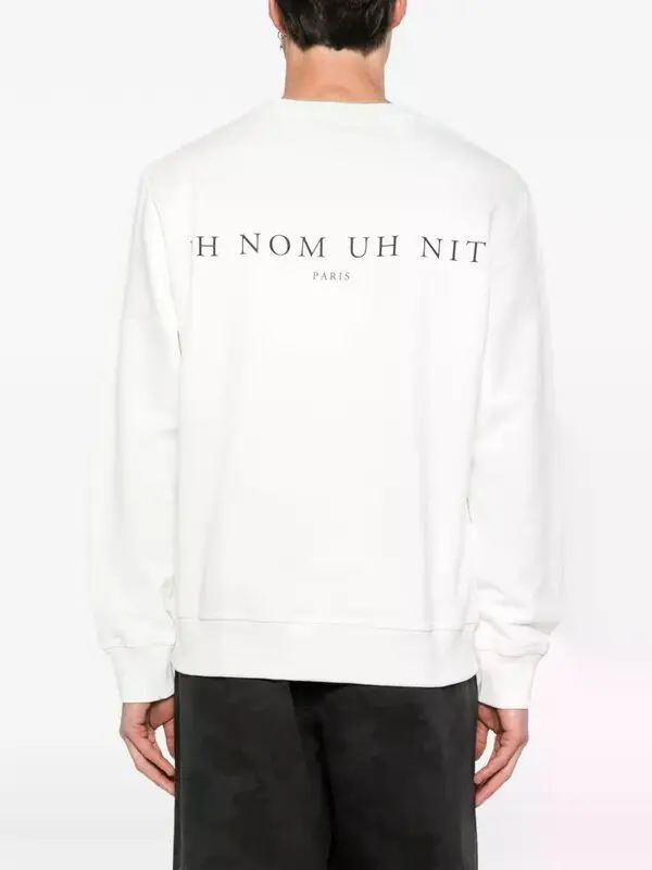 IH NOM UH NIT Graphic-print Hoodie - Neutrals