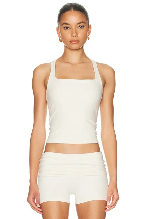 437 The Contour Tank Top - Cream