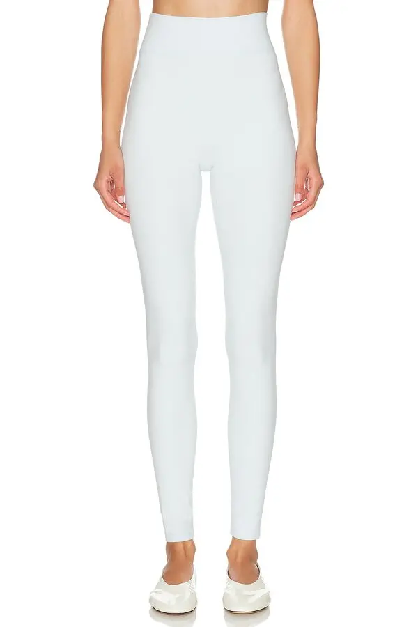 437 The Essentials Legging In Baby Blue - Ice Blue