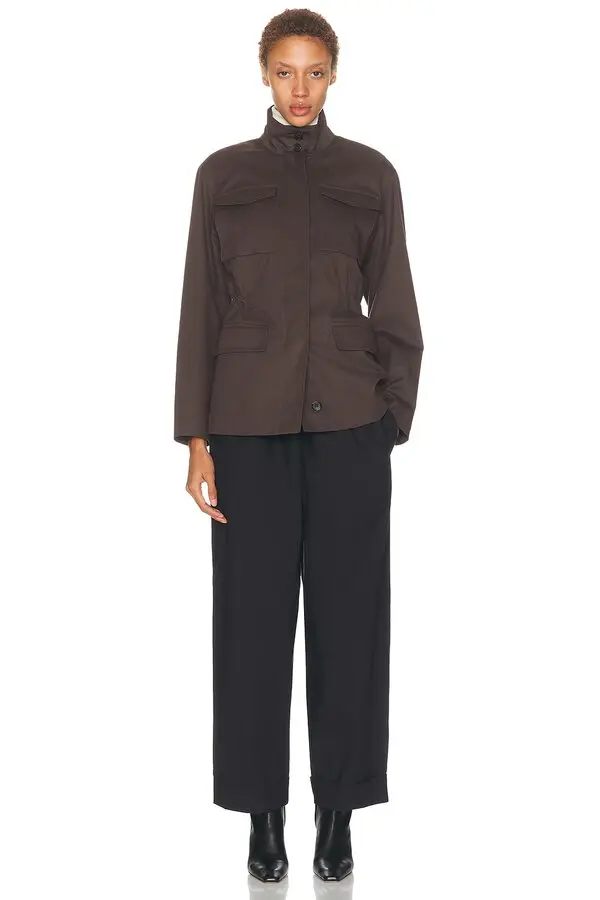 THE ROW Floriane Jacket - Chestnut