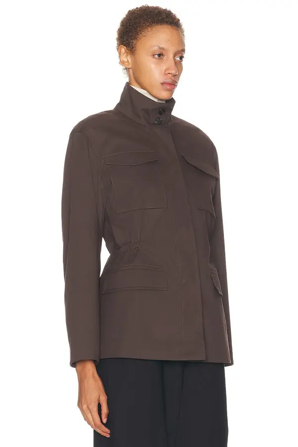 THE ROW Floriane Jacket - Chestnut