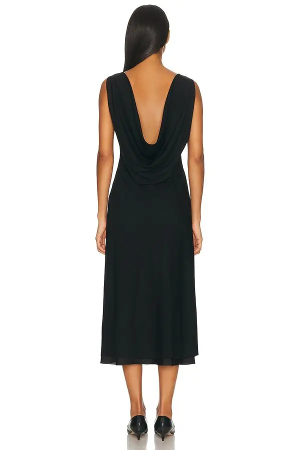 THE ROW Henna Sleeveless Dress - Black